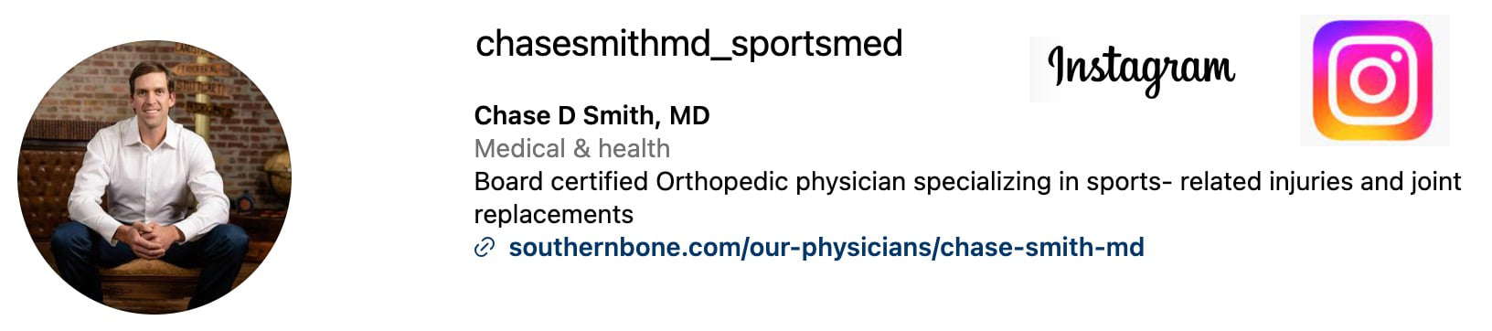 Chase D. Smith, M.D. | Southern Bone & Joint Specialist